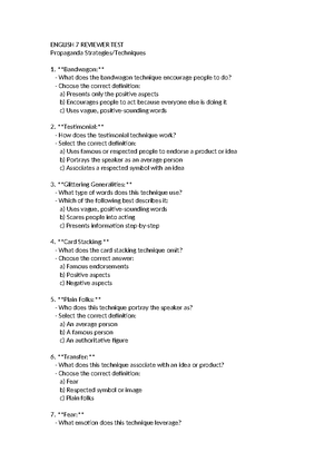 MATH 7 3rd Quarter Reviewer for Test 1 - Studocu