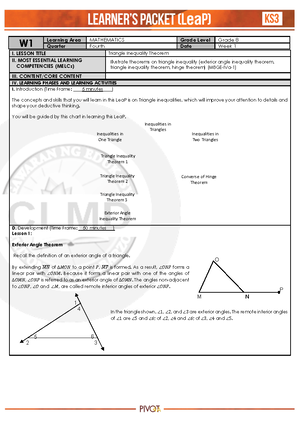 Detailed Lesson PLAN (circle) - DETAILED LESSON PLAN THE CIRCLE AND ITS ...