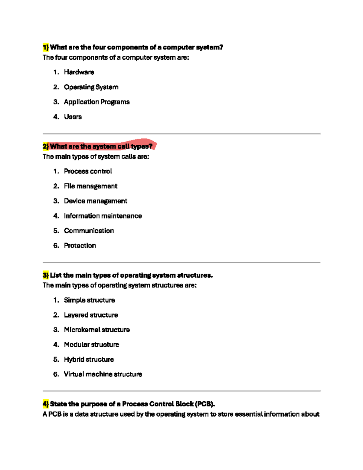 OS 101: Key Concepts in Operating Systems and Process Management - Studocu