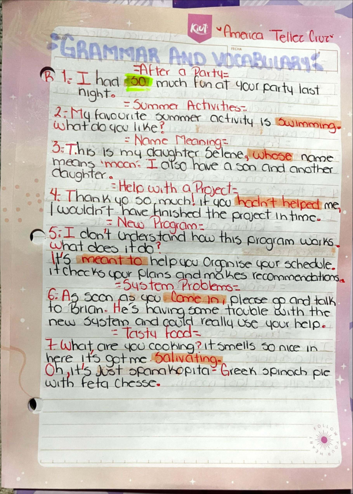 Actividades para el British Council: Gramática y Vocabulario - Studocu