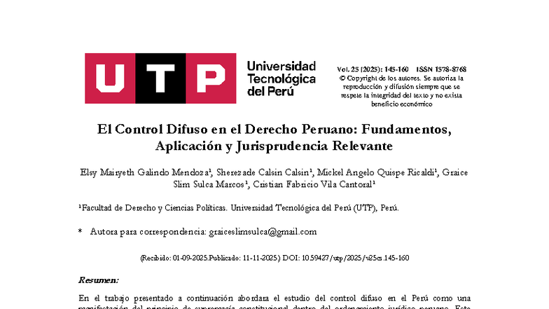 Control difuso - Nsnsnsns - Vol. 25 (2025): 1 45 - 160 ISSN 1578- 8768 ...