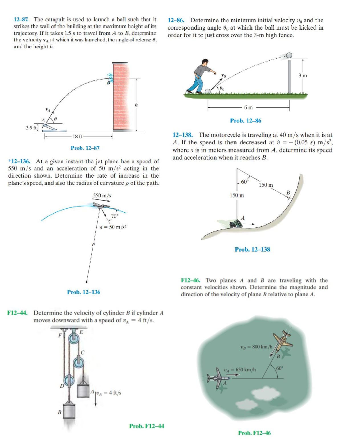 Seatwork-1: Practice Problems on Projectile Motion and Velocity ...