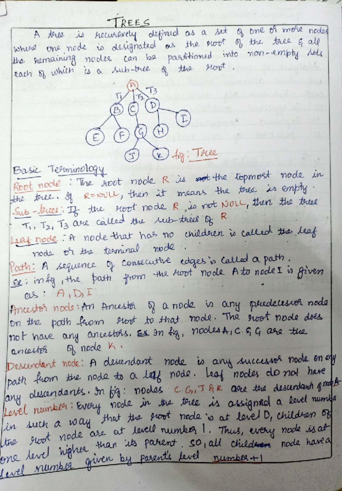 DS 4th Module Notes: Understanding Tree Structures and Traversals - Studocu