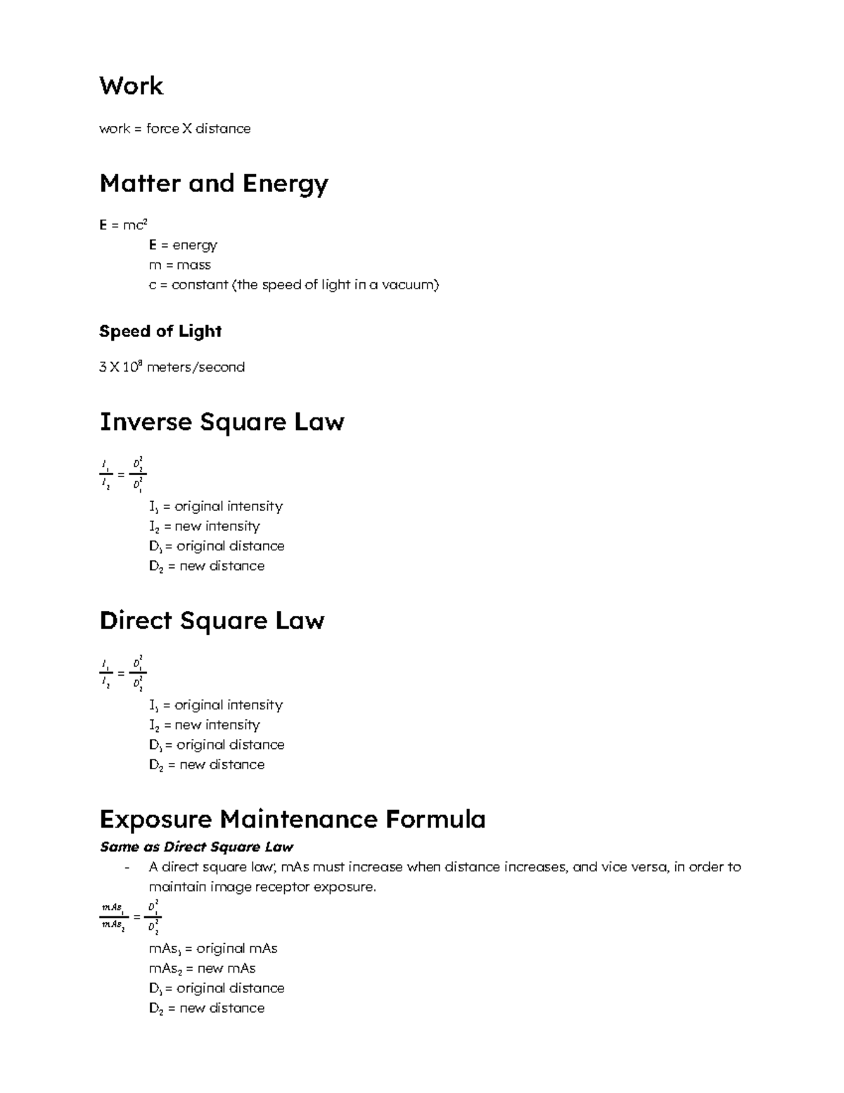 Radiation Principles: Inverse & Direct Square Law Explained (Course ...