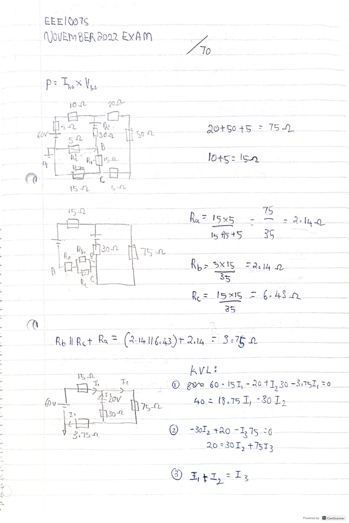 EEE1007S - 2022 Final Exam Review Guide - Studocu