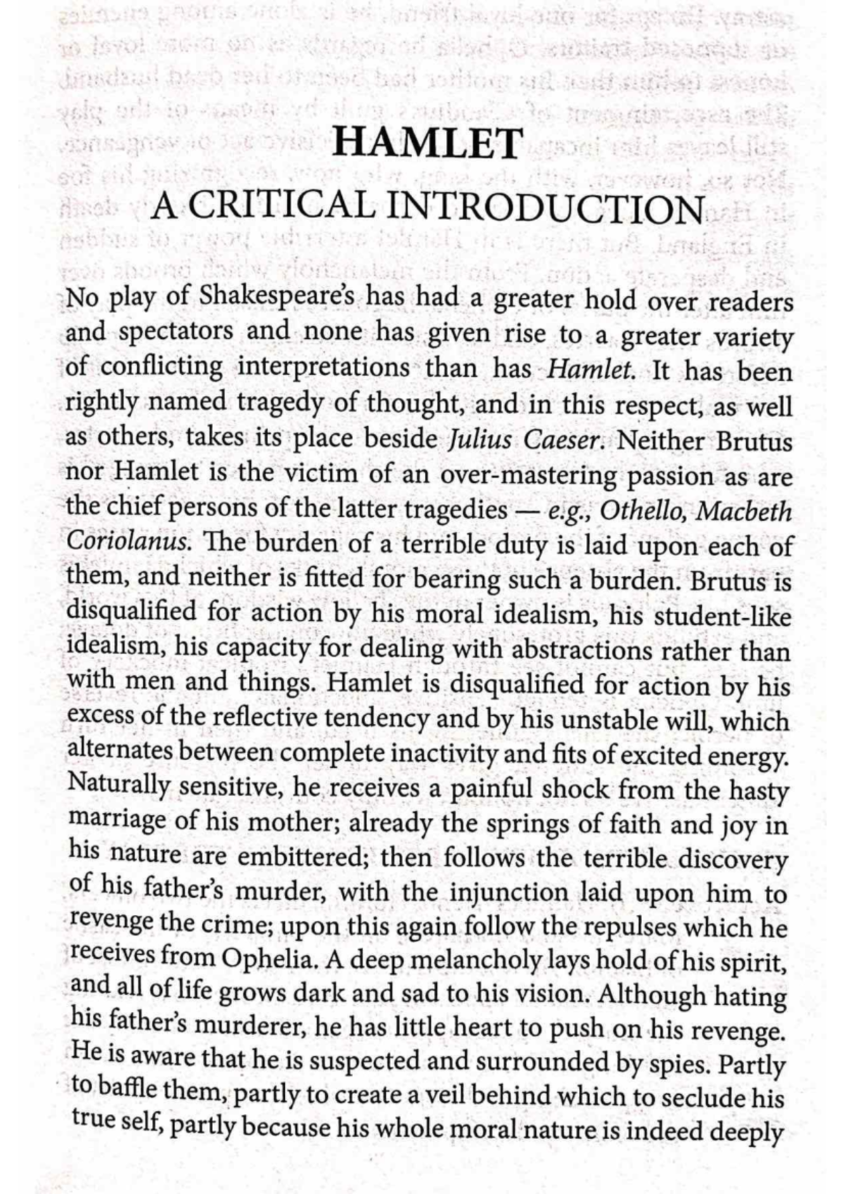 Hamlet (ENG 101) Critical Analysis and Thematic Exploration Notes - Studocu