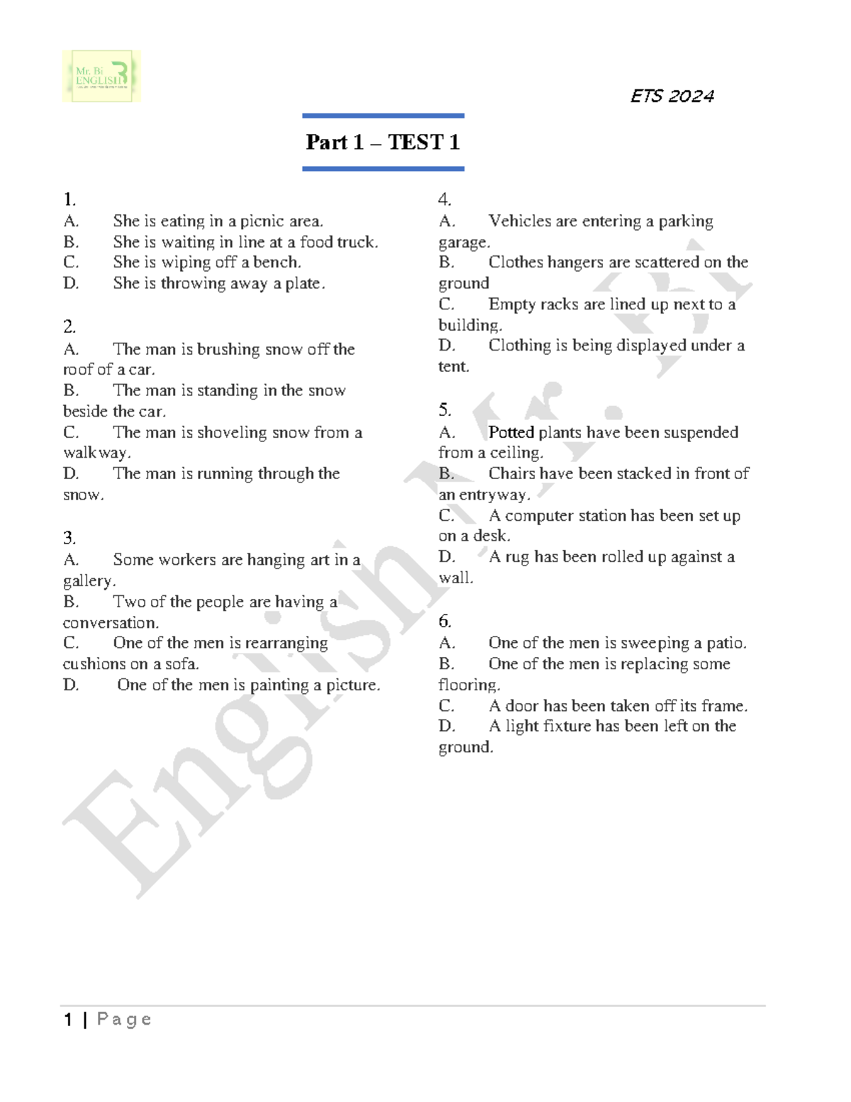 ETS 202 Part 1 Test 1 Script - English - Studocu