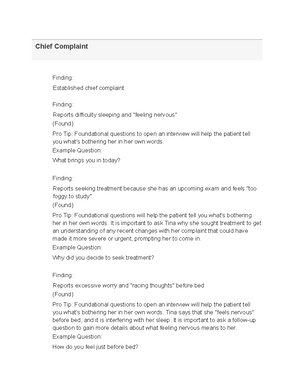 [Solved] how to complete a ROS section on a SOAP note with example ...