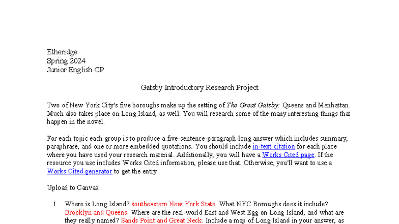 Gatsby Introductory Research Project 2022-3: Exploring NYC Settings ...