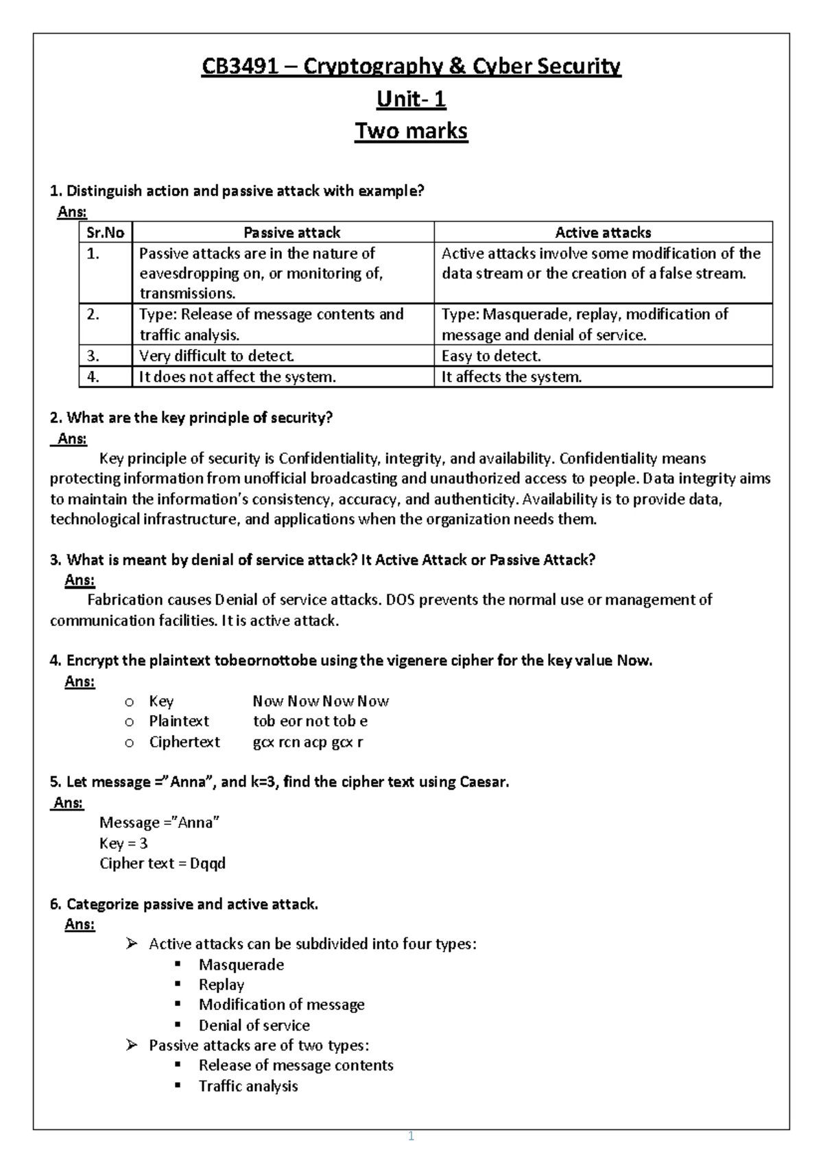Cryptography And Cyber Security Cb3491 Unit 4 Notes On Integrity