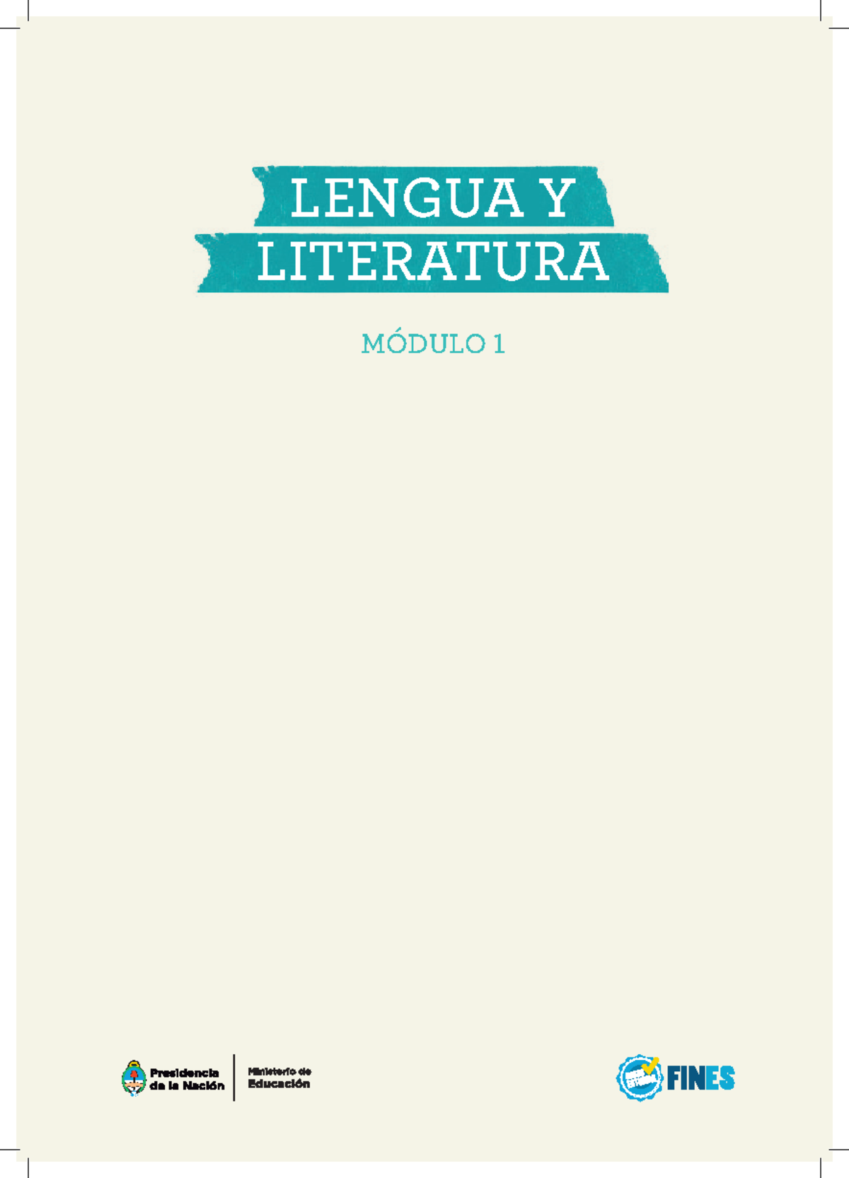 Módulo 1: Lengua y Literatura - Fundamentos y Actividades Integradoras ...