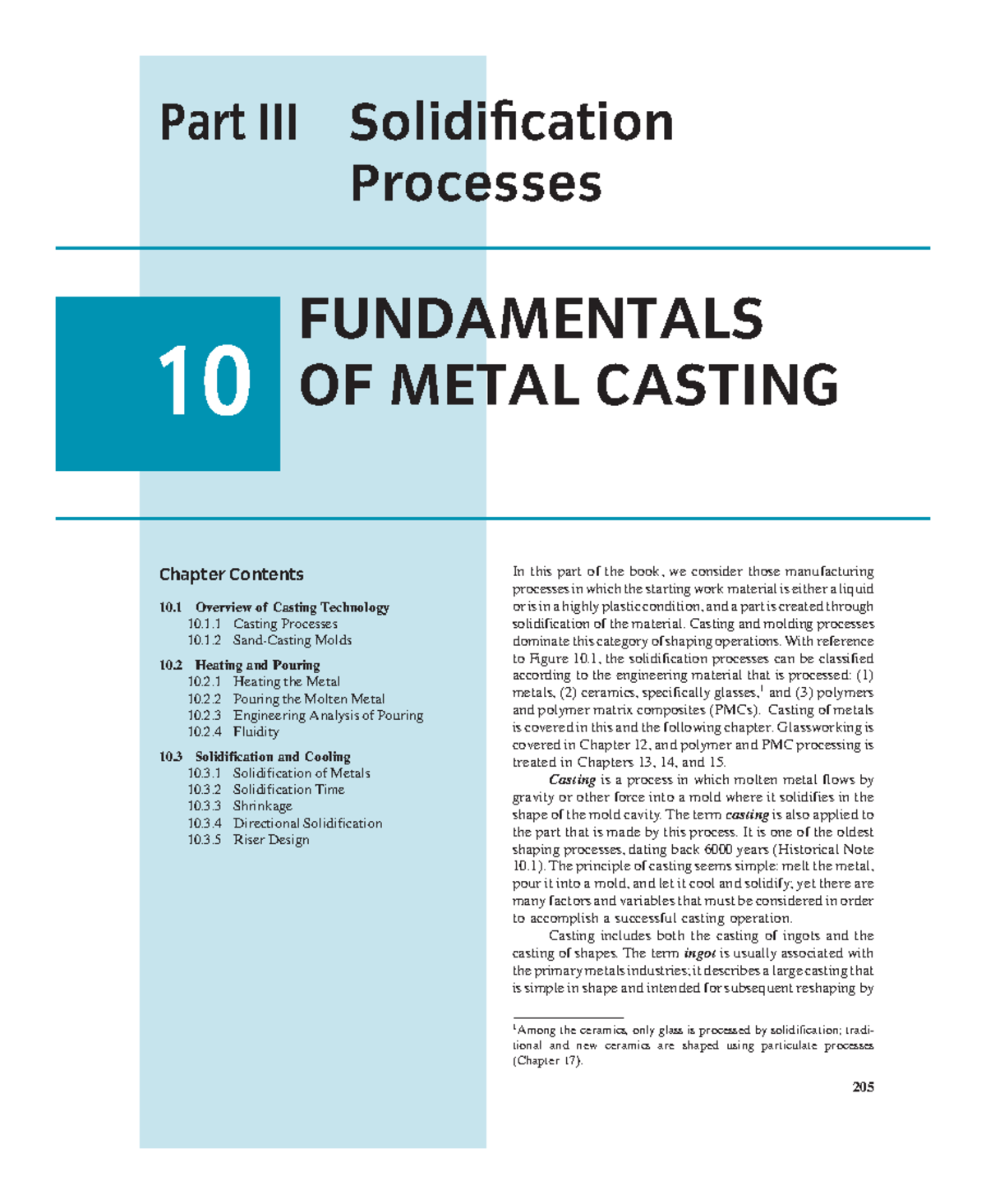 Fundamentals of Metal Casting: Solidification Times & Riser Design ...