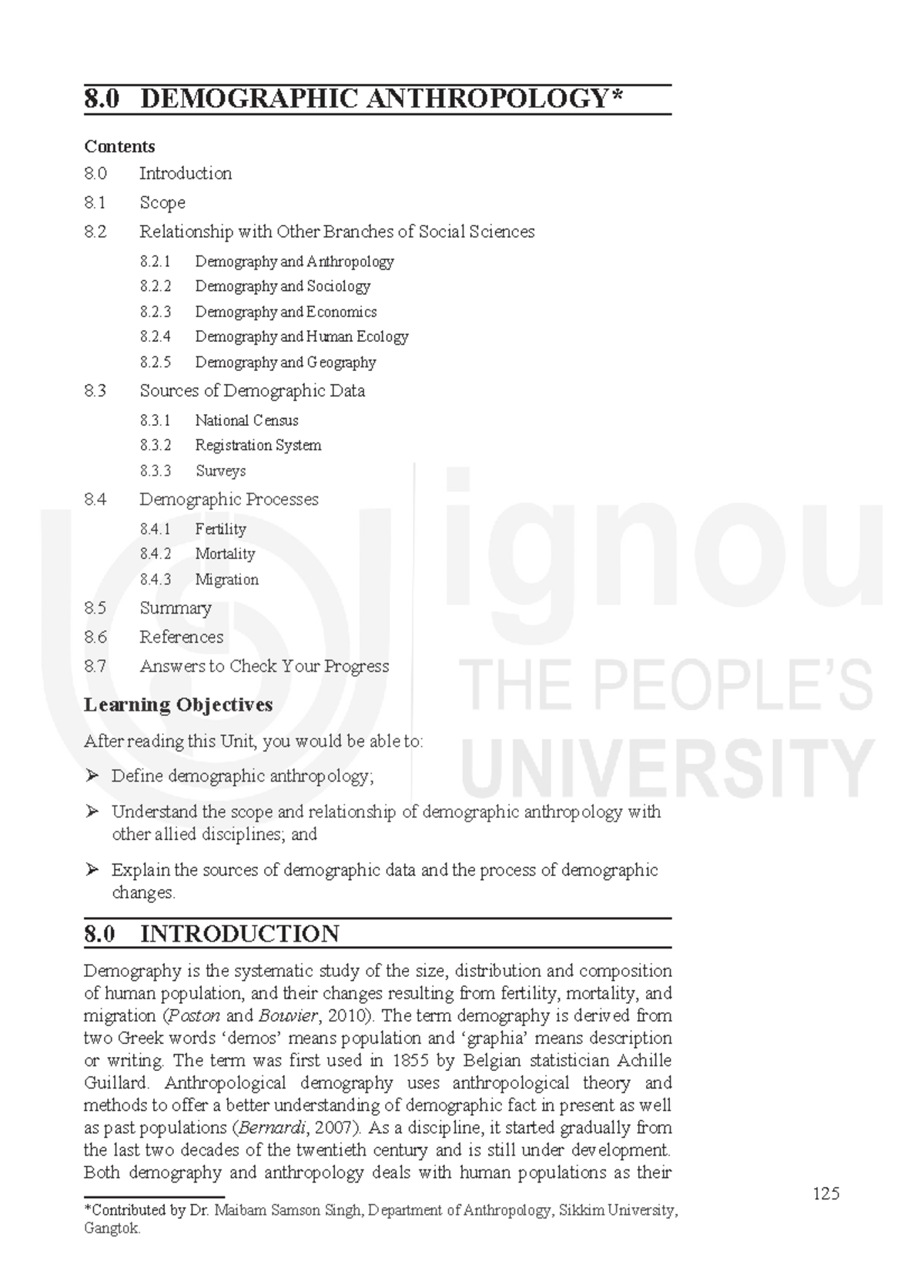 Demographic Anthropology: An Overview of Key Concepts and Processes ...