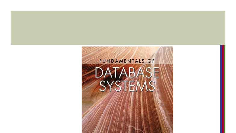 Chapter 15: Relational Database Design Algorithms (CS101) - Studocu