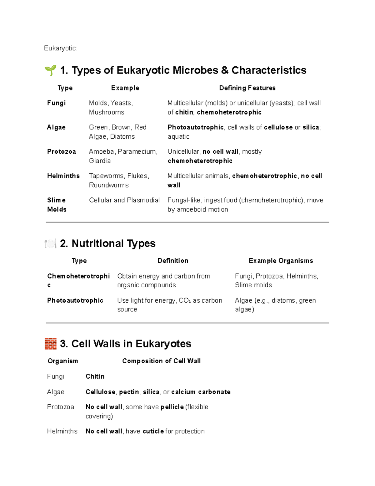 MIC 205 Exam 2 Study Guide: Viruses, Eukaryotic Microbes, & More - Studocu