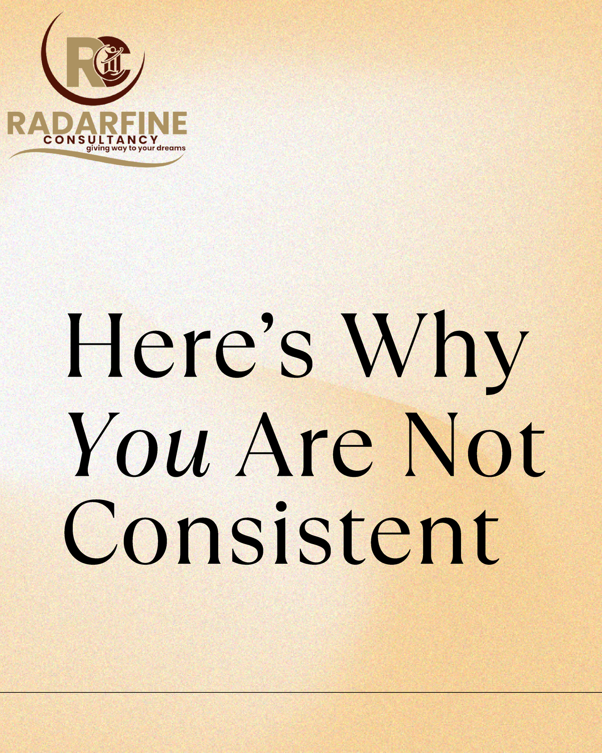 Here's why you are NOT consistent - Here’s Why You Are Not Consistent ...