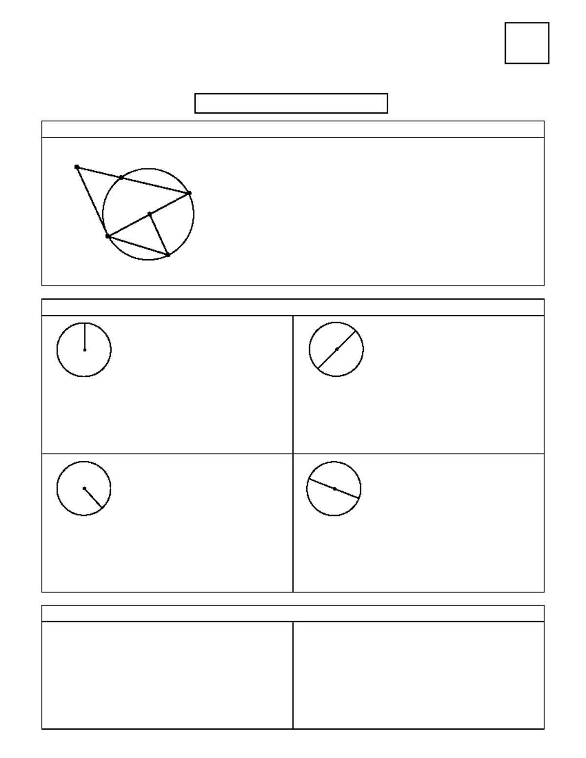 Unit 10: Circles - Homework 1: Parts, Area & Circumference - Studocu