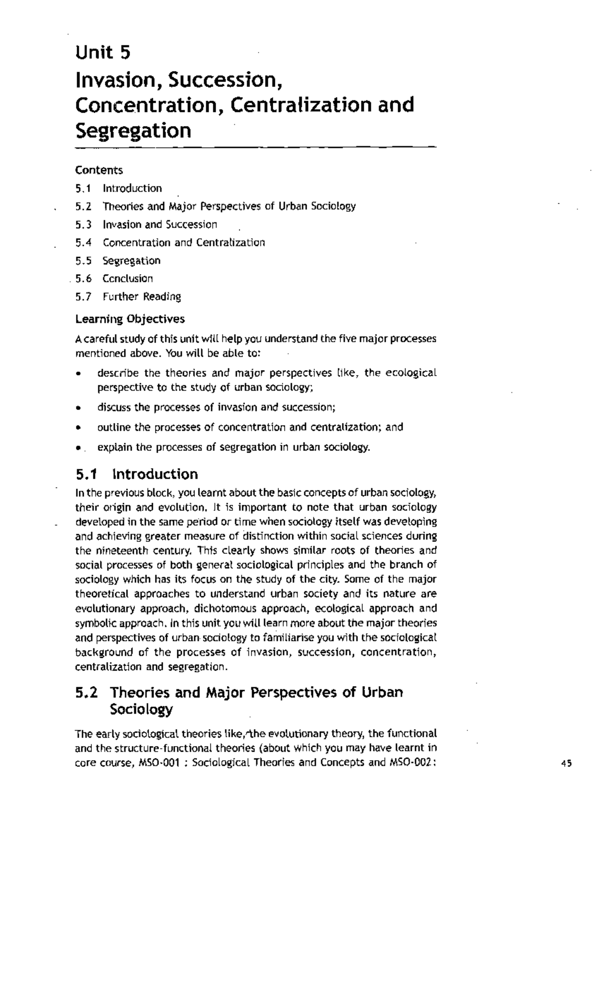 Unit-5 Invasion, Succession, Concentration, Centralization and ...