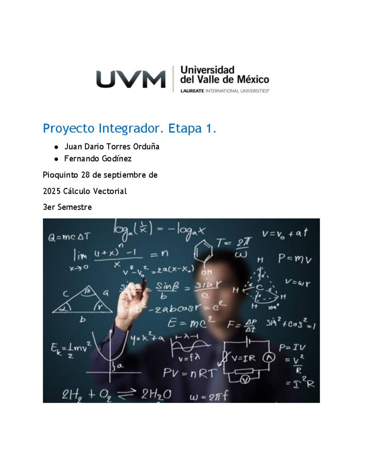 A7 FGP Proyecto Integrador: Cálculo Vectorial en 3D - Studocu