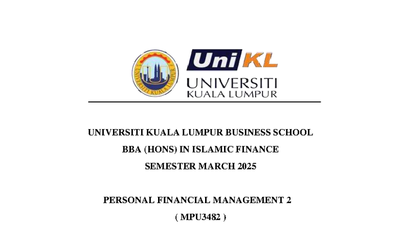 PFM2 MPU3482 Individual Case Study on RHB Shell Visa Credit Card - Studocu