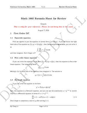 Mathematics - Grade: 12 - High School - Canada - Studocu