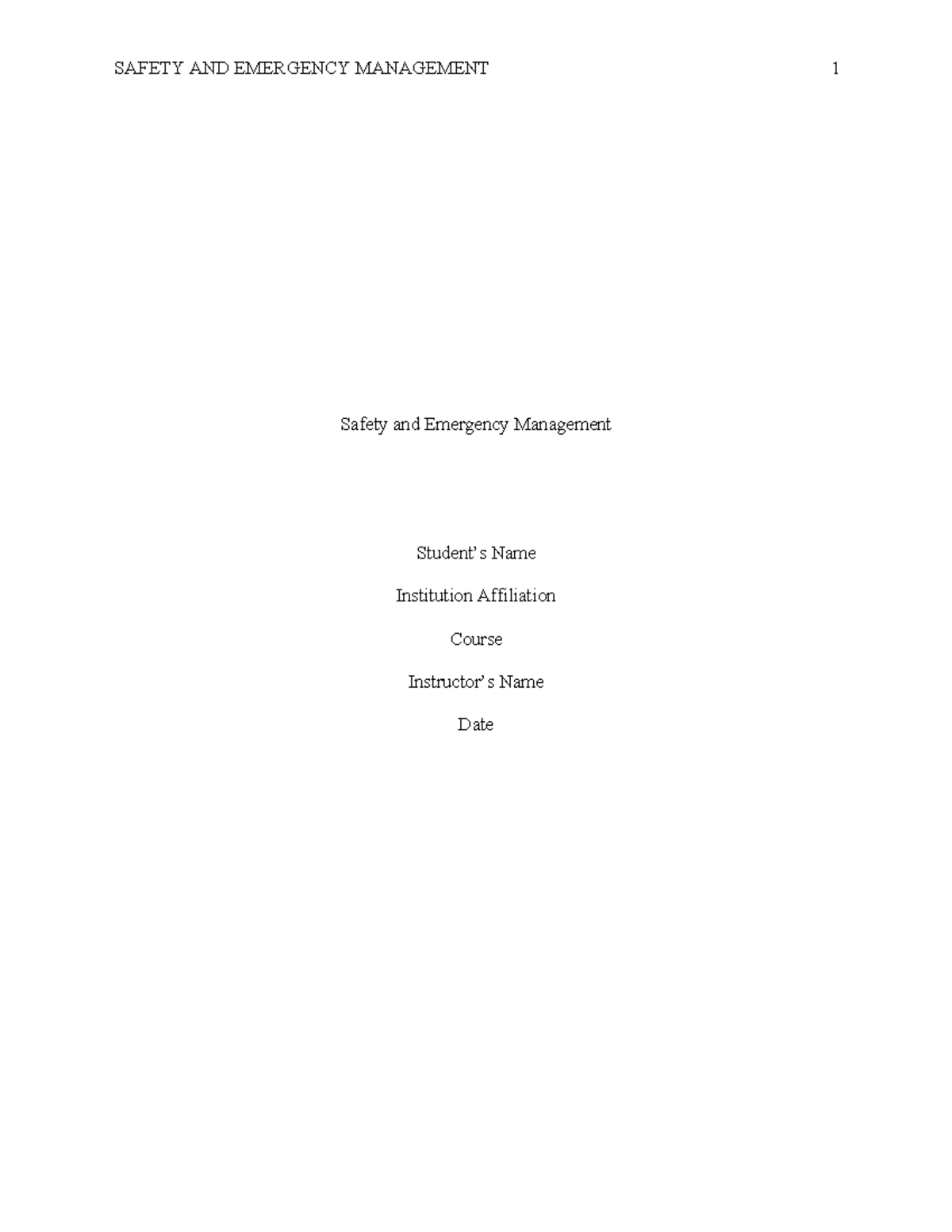 Aviation Safety (AVI 101) Assignment: Understanding Safety Management ...