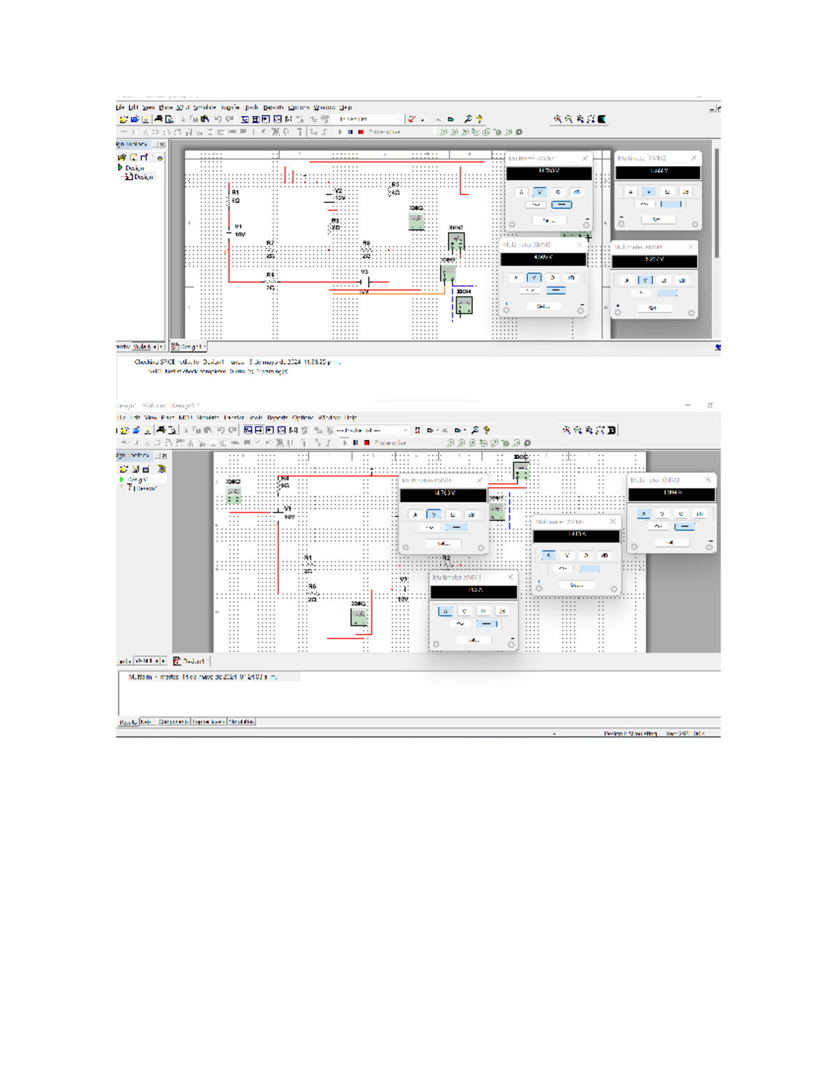 Multisim Design1 Simulation Report: SPICE Netlist Analysis - Studocu