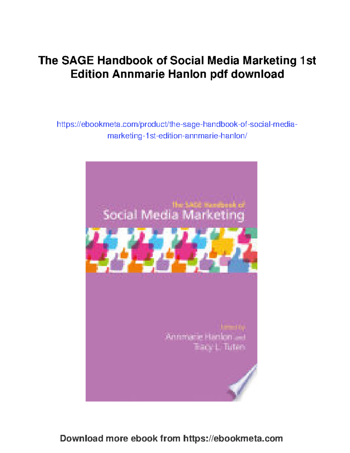 The SAGE Handbook of Social Media Marketing: Insights and Strategies ...