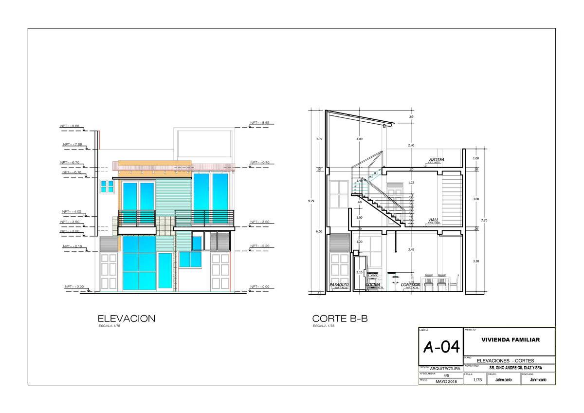 Ramos Flores Plano DE Elevacion Lunes - ####### 1. ####### 1. ####### 3 ...