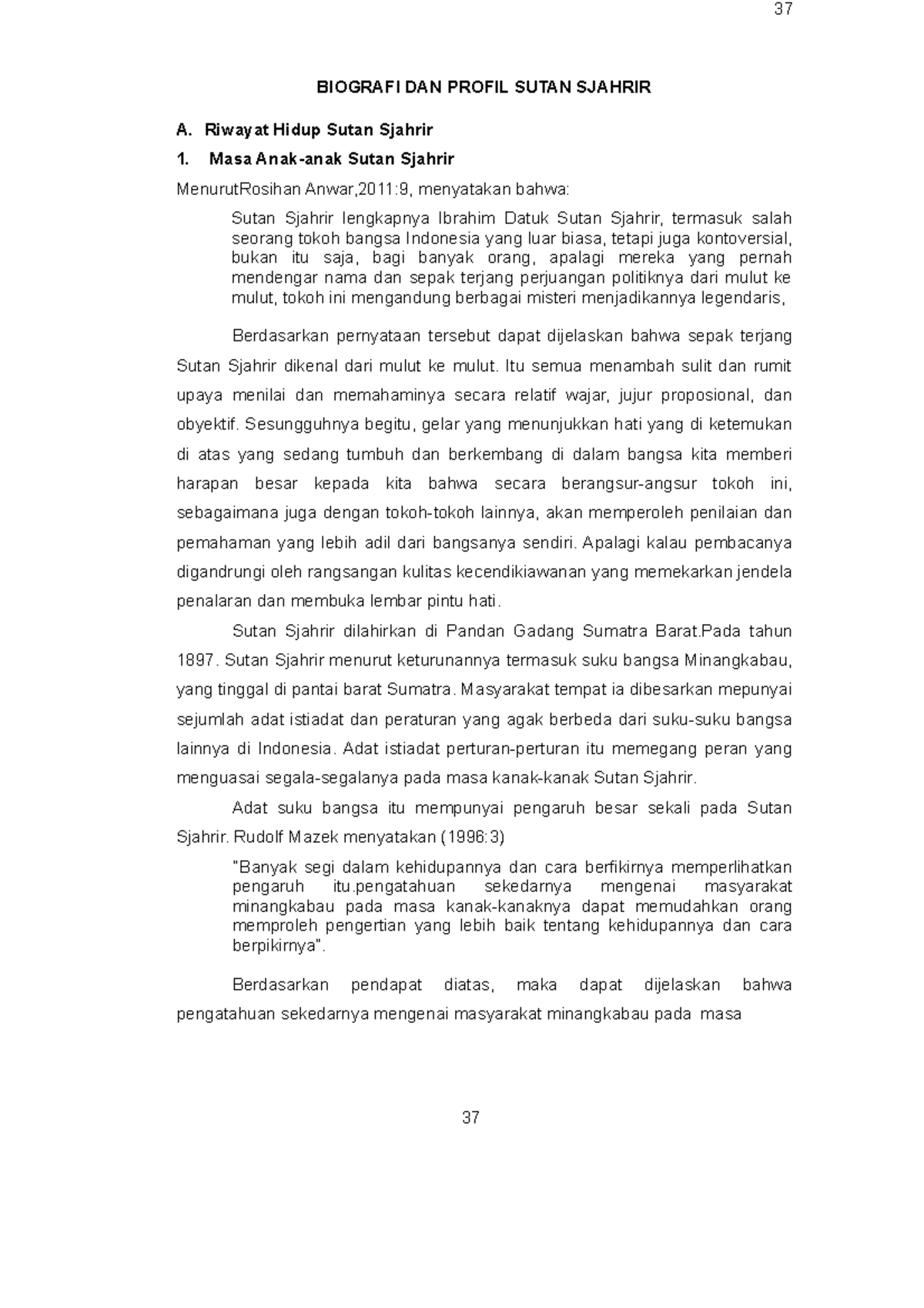 Biografi Sutan Sjahrir: Tokoh Legendaris Indonesia dan Perjalanan ...