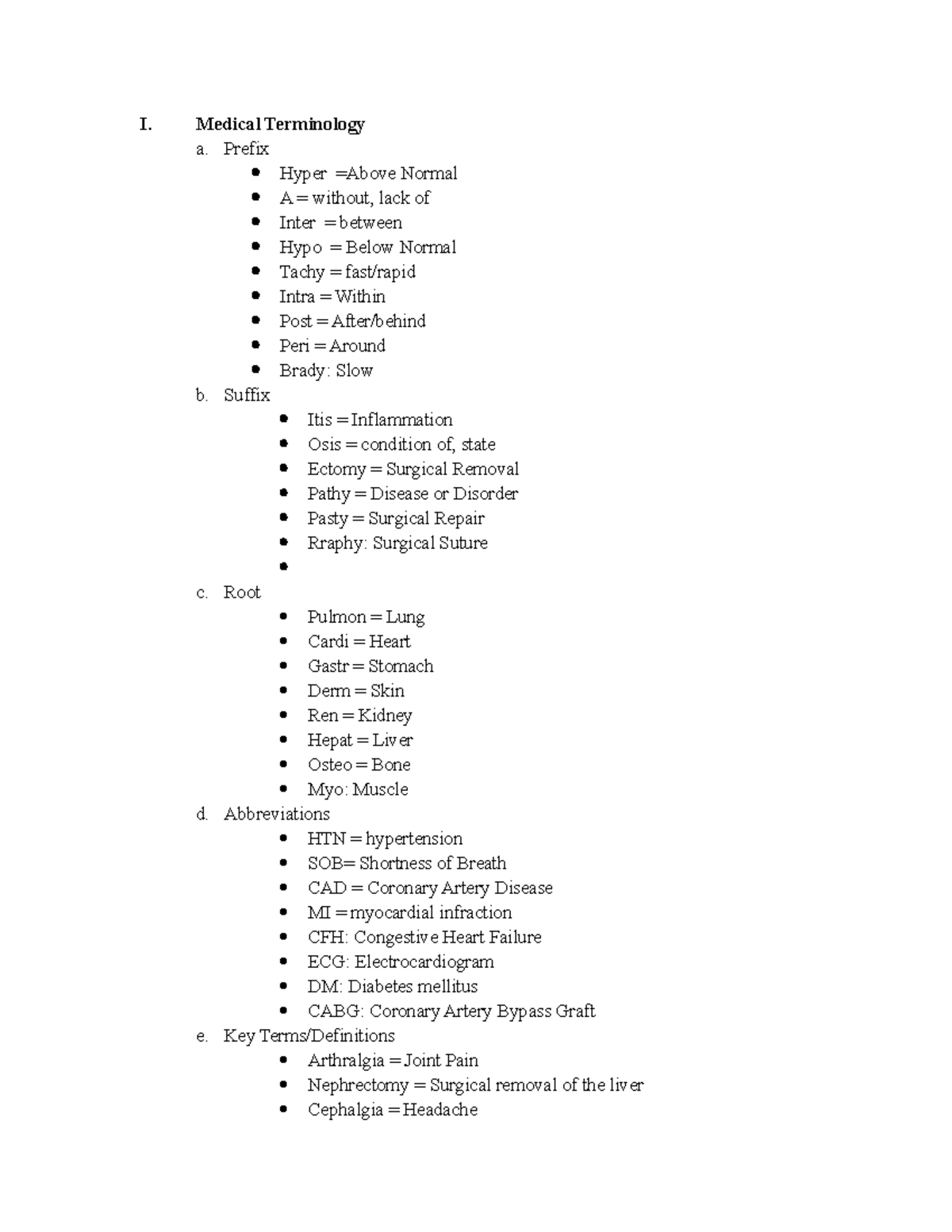 Medical Terminology & Coding Overview: Highlights of ICD-10-CM & CPT ...