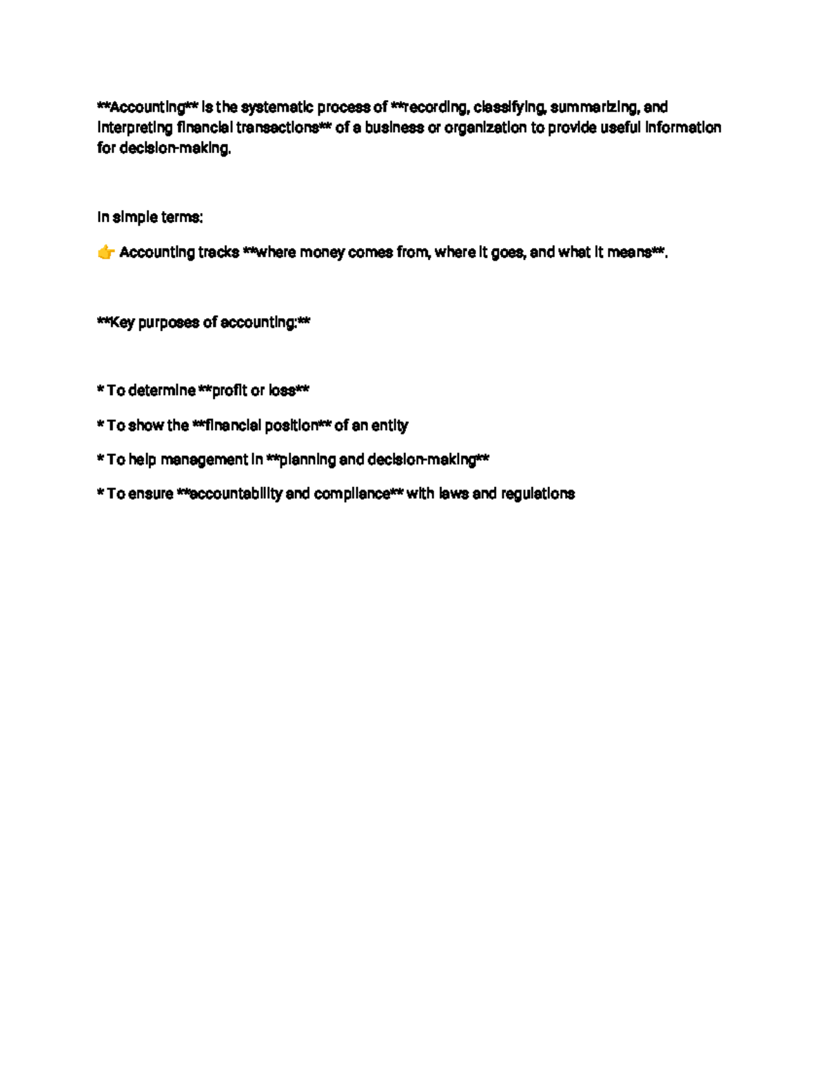 Accounting definition - Accounting is the systematic process of ...