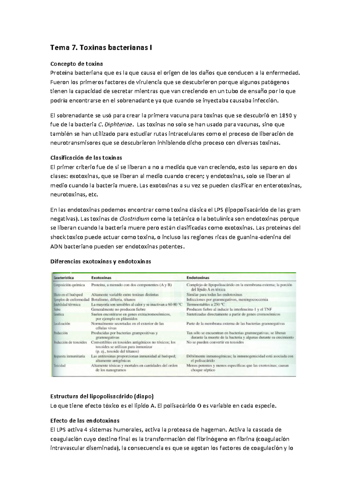 TEMA 7 Micro - Apuntes 7 - Tema 7. Toxinas bacterianas I Concepto de ...
