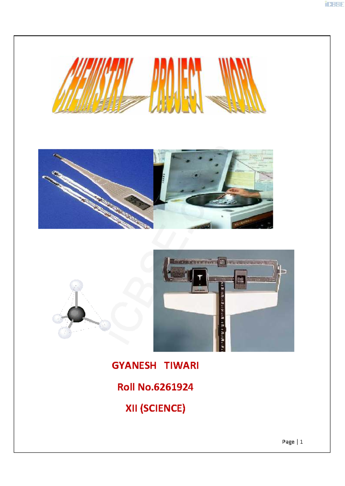 Corrosion Study Report - XII (SCIENCE) - GYANESH TIWARI - Studocu