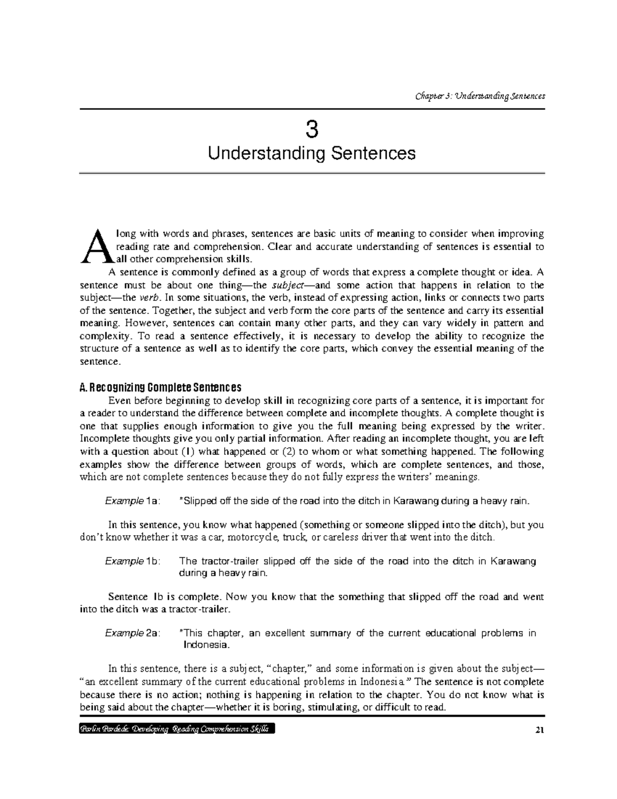 2.4 Understanding Sentences: Key Elements for Comprehension - Studocu
