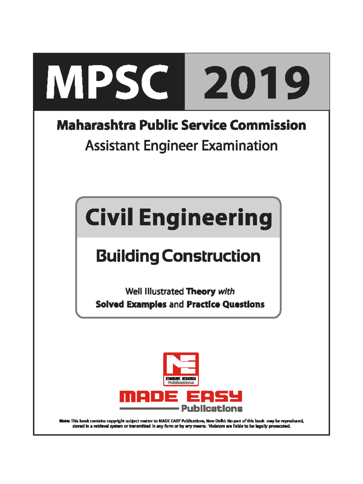 MPSC 2019 Building Construction Guide: Theory & Practice Questions ...