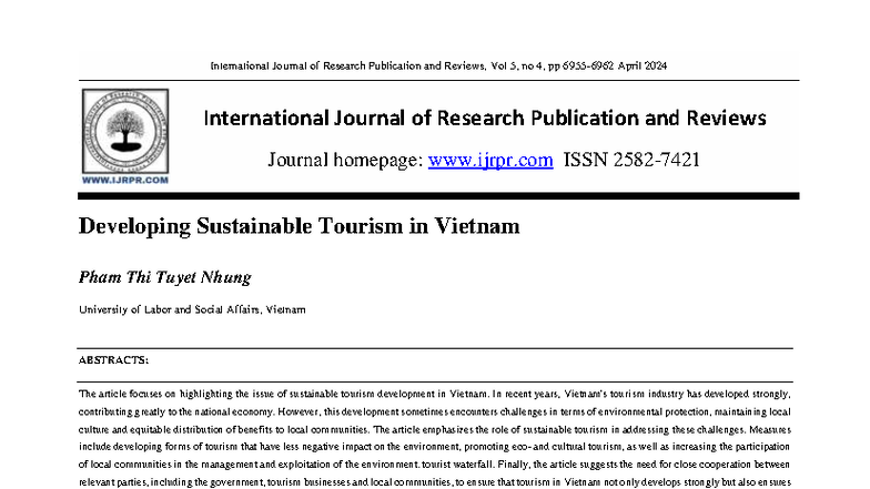 Ijrpr 25627 - ............... - International Journal of Research ...