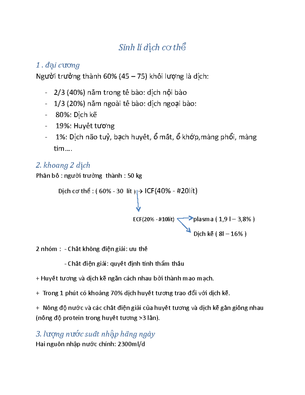 Sinh lí - hệ thống ngắn gọn về sinh lí thần cơ + thần kinh cao cấp ...