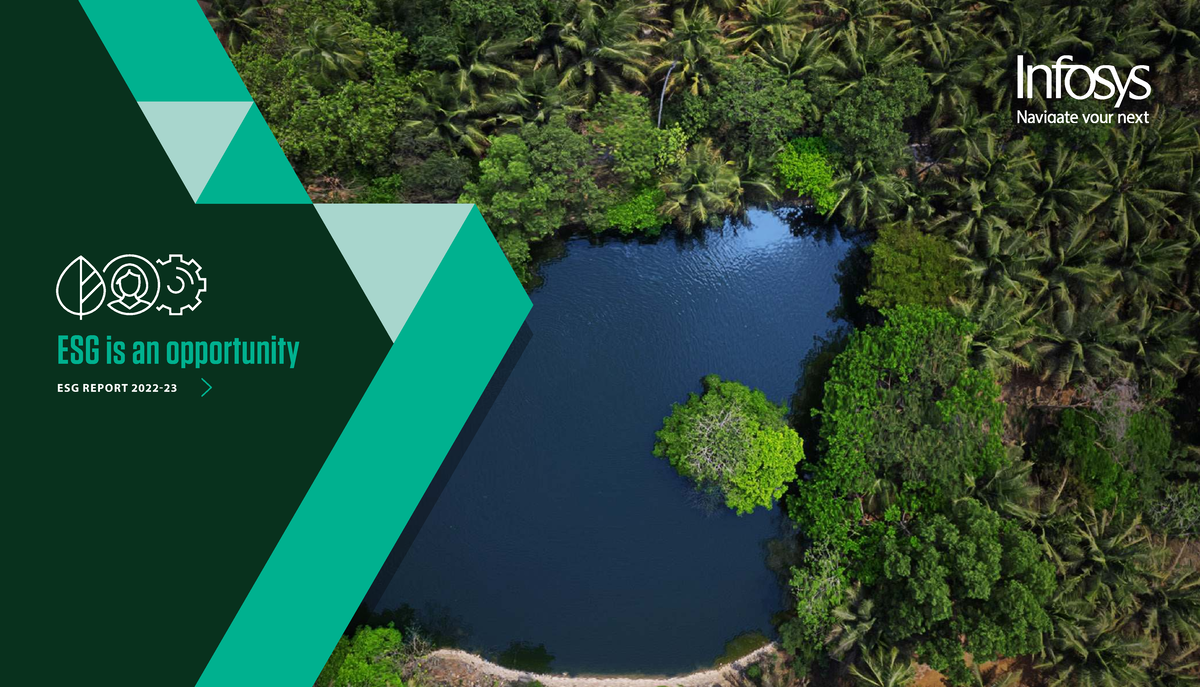 Infosys ESG Report 2022-23: Navigating Sustainability Opportunities ...