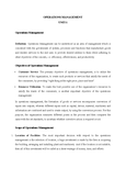 operation management - MGMT 13152 - AAU - Studocu