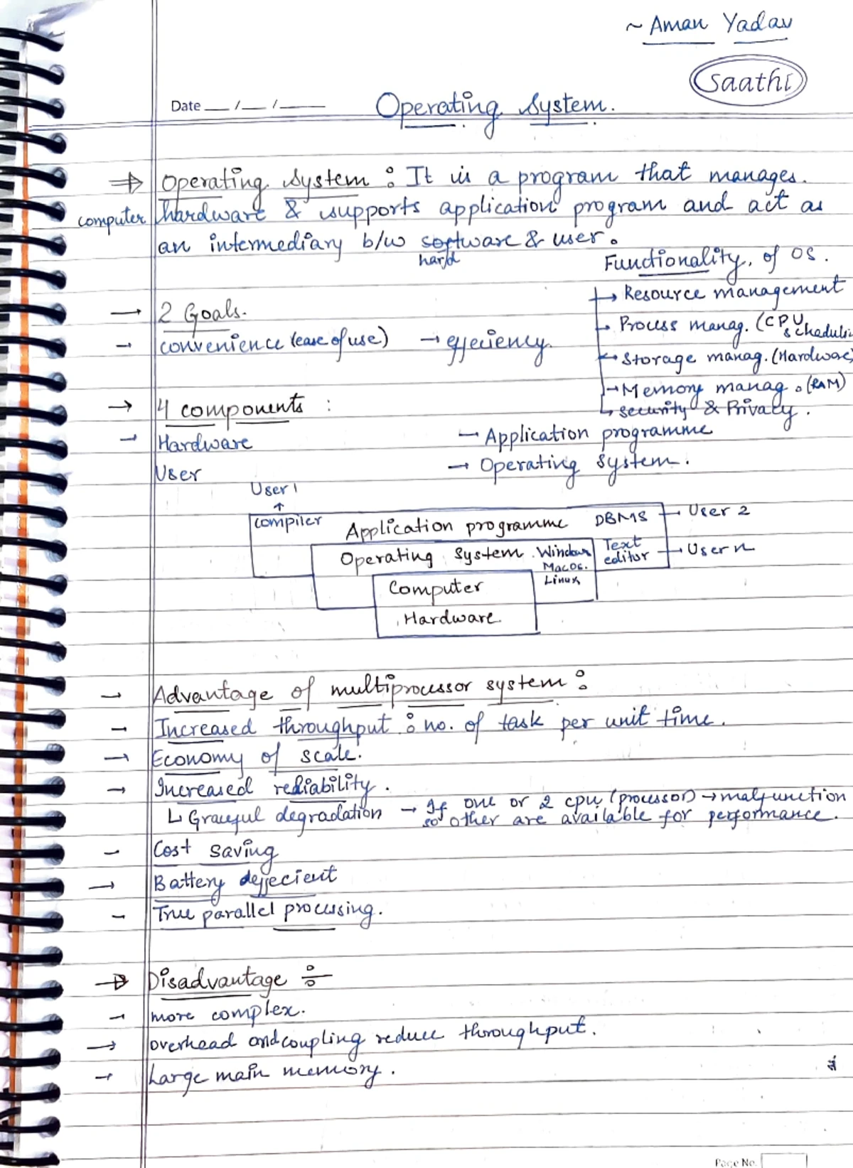 Operating System Notes Neso Academy - Studocu