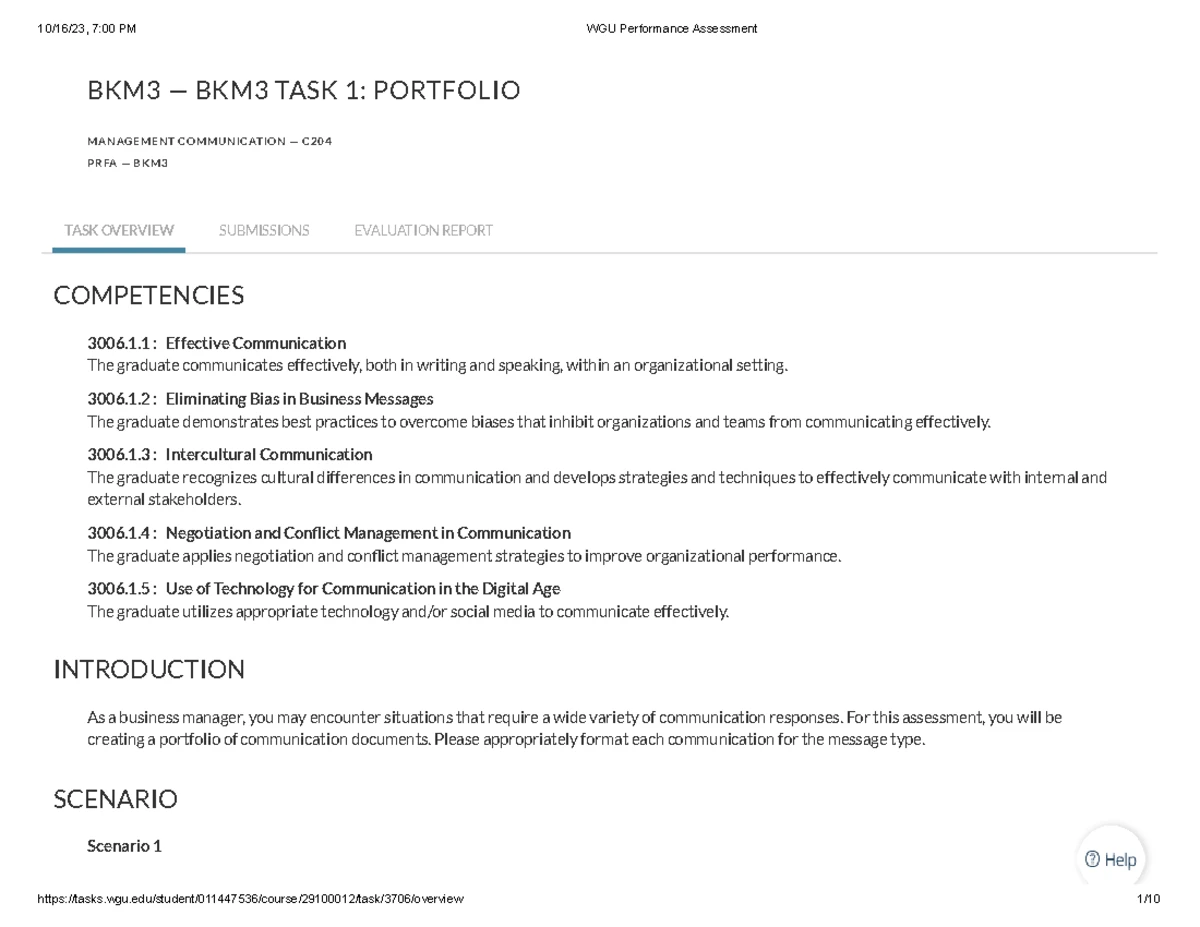 C204 - Task 2 - Evaluating Organizational Communication Strategies ...