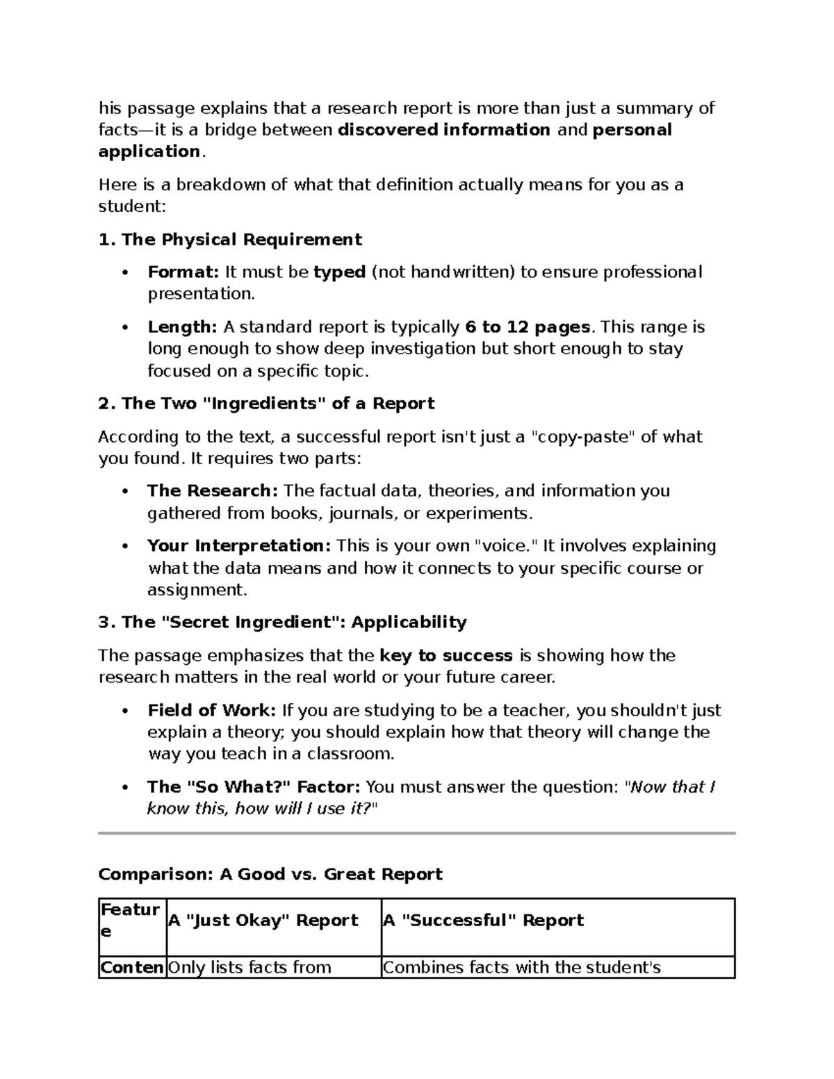 Q3 Module 9: Understanding Research Report Structure and Writing - Studocu