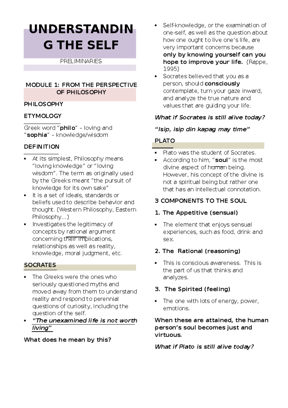 Understanding-the-self-handouts-and-notes-for-the-1st-year-students-in ...