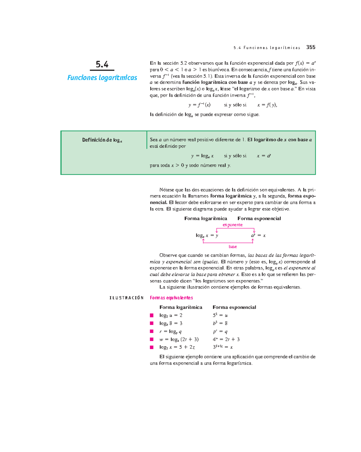 Forma Logaritmica Função Logarítmica Infopédia