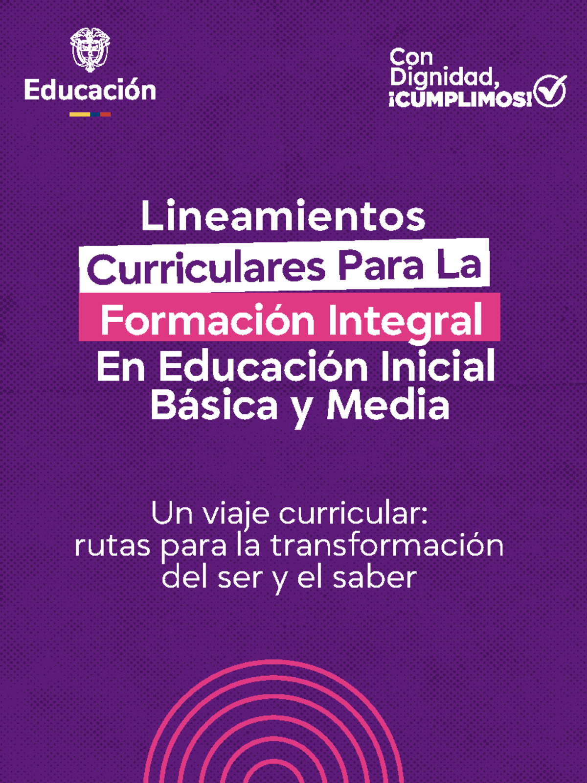 Lineamientos Curriculares para la Formación Integral en Educación ...
