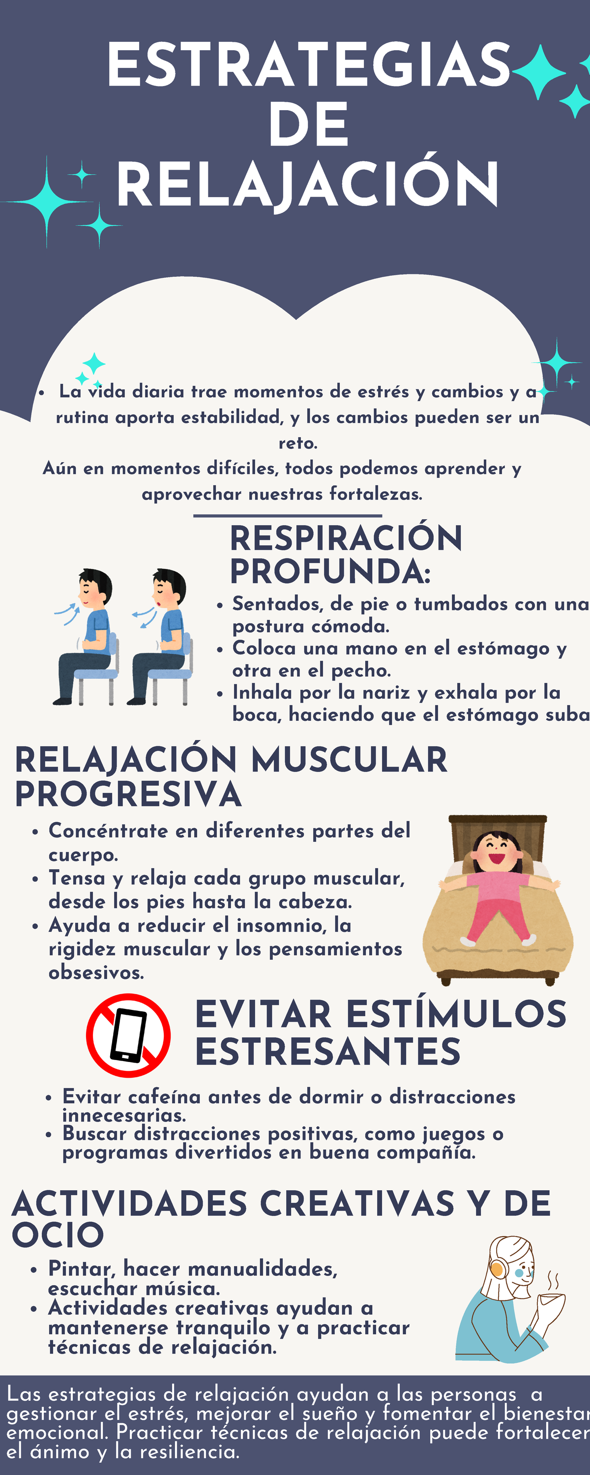 Diferentes posturas para la - ESTRATEGIAS DE RELAJACIÓN RESPIRACIÓN ...