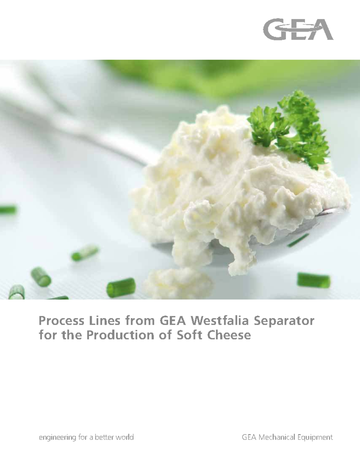GEA Mechanical Equipment: Soft Cheese Production Process Lines - Studocu
