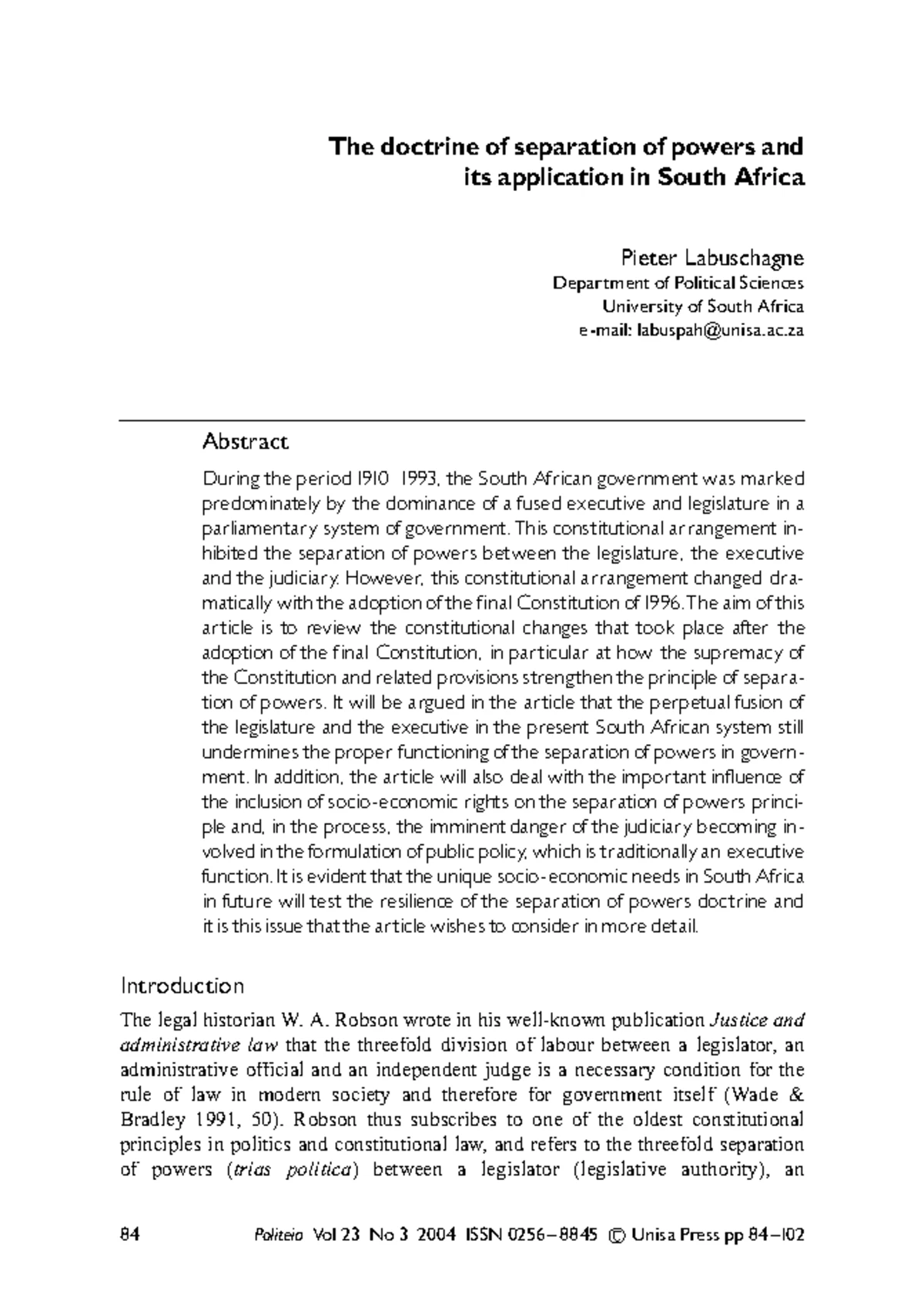 Grootboom Case Summary - Surname and initials Mahlathi PS Student ...