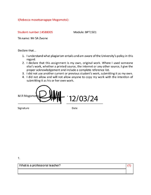 [Solved] Grade R weekly songs and rhymes - Diploma in Grade R Teaching ...